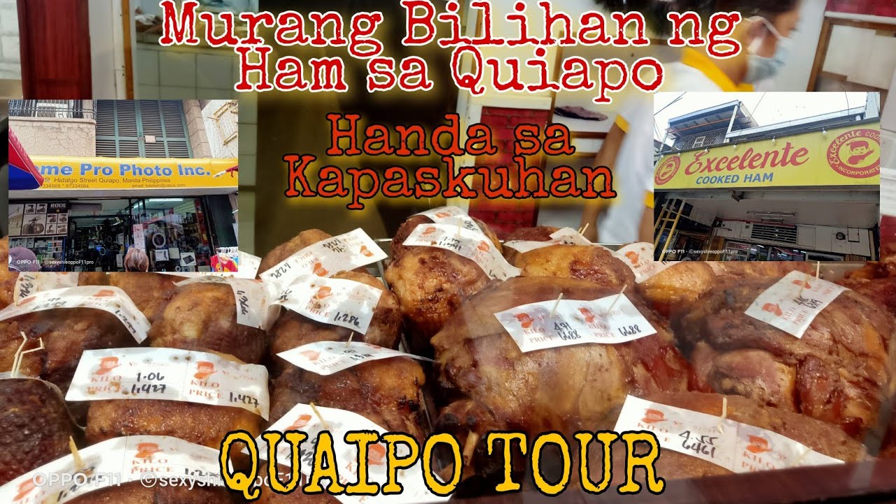 BILIHAN NG CHINESE COOKED HAM SA QUIAPO MANILA | EXCELLENTE HAM! QUAIPO ...