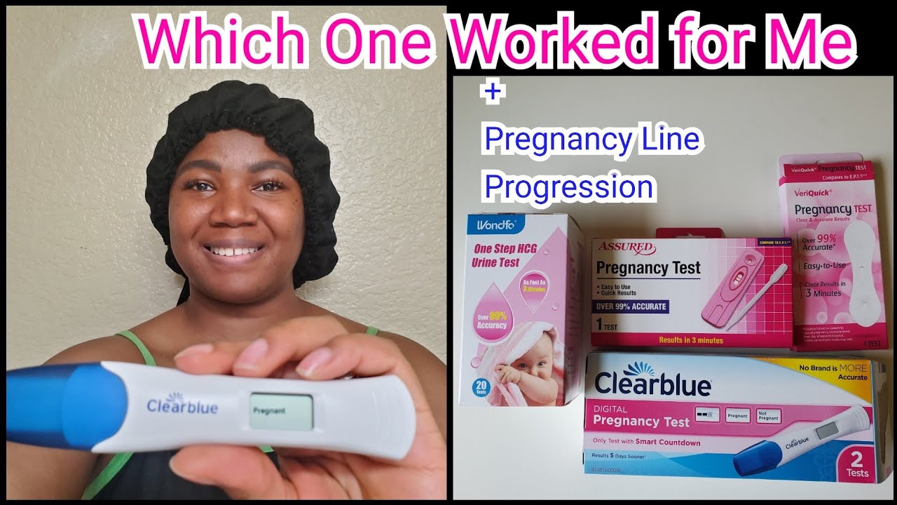 Which Pregnancy Test Kit is the Best | Pregnancy Test Line Progression ...
