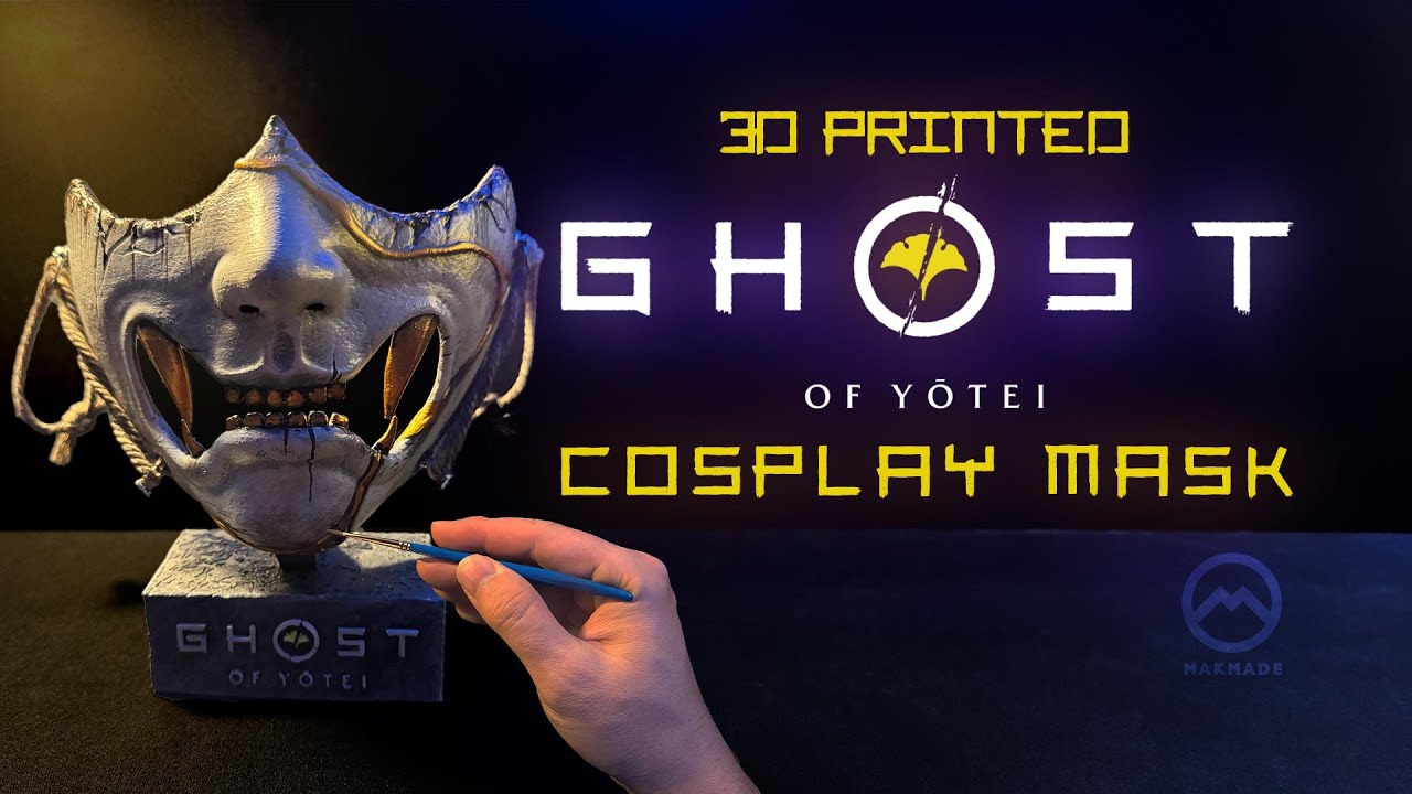 Ghost of Yotei Halloween Cosplay Mask - YouTube
