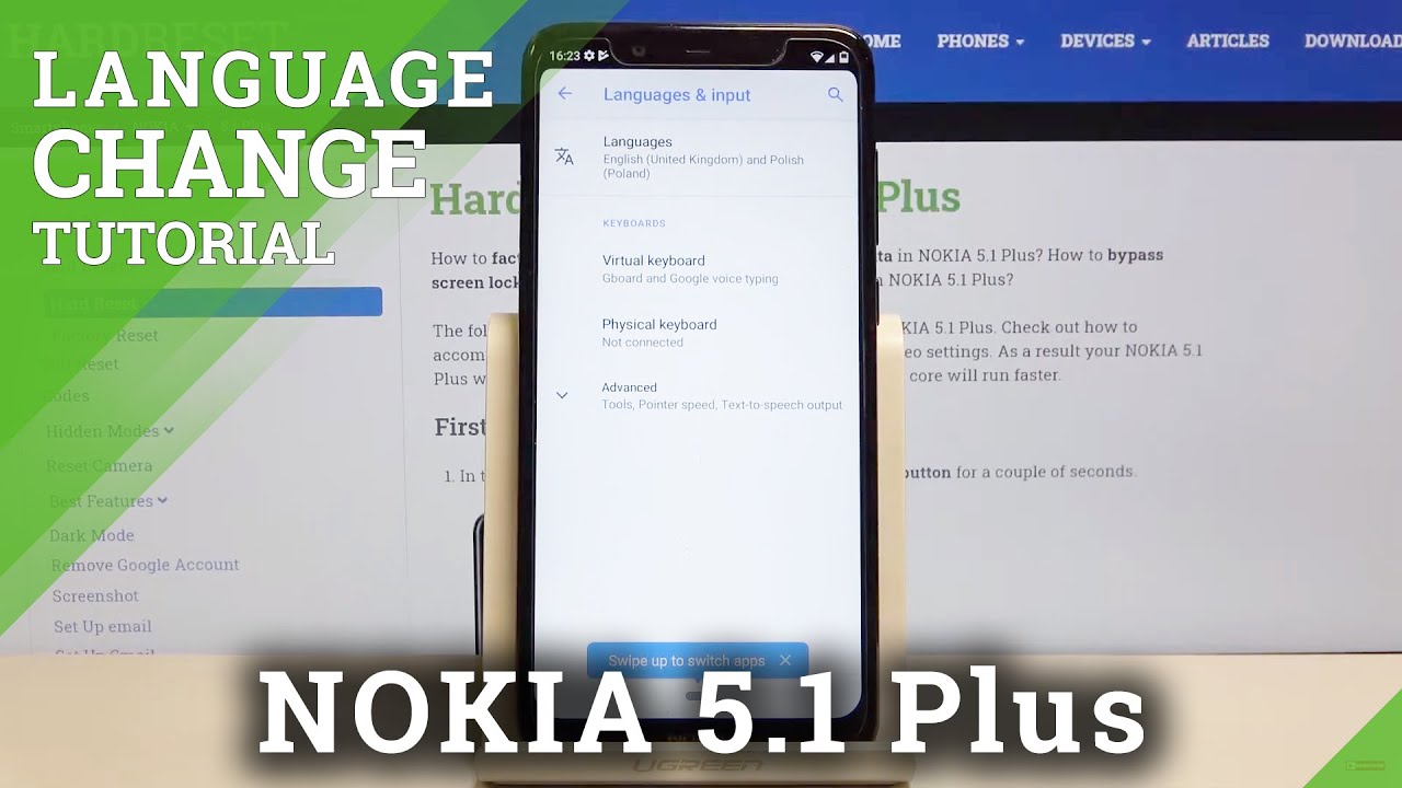 How to Change Language in NOKIA 5.1 Plus – Language List - YouTube