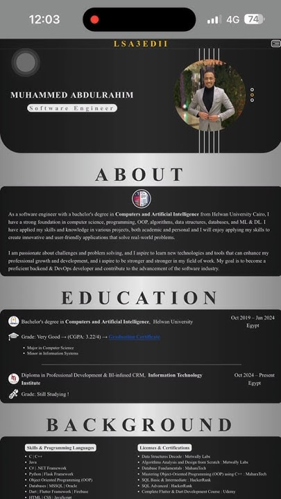 My Portfolio | HTML CSS JavaScript - YouTube