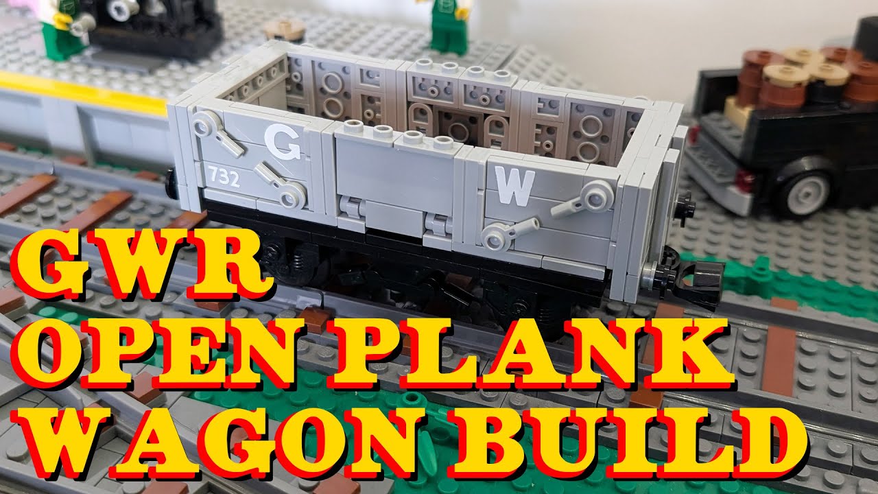 How to build Lego GWR Open Plank Wagons - YouTube