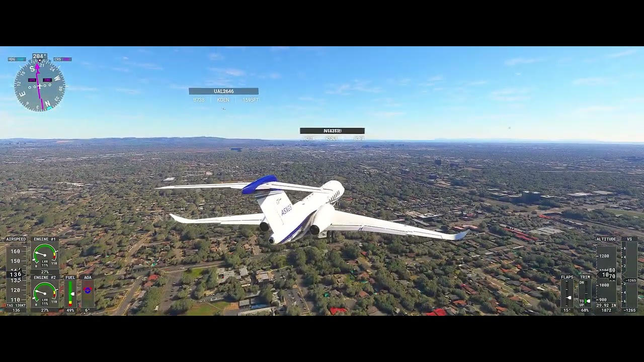 KSNA John Wayne Airport Runway 20 R Approach - YouTube