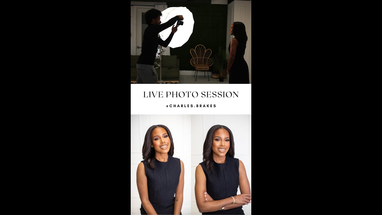 In-Studio Portrait Photography Session in Downtown Dallas | Behind the ...