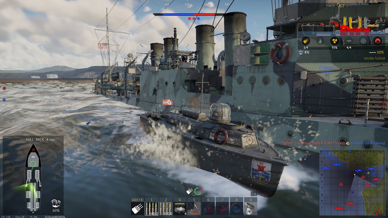 War Thunder German Gunboat Battles - YouTube
