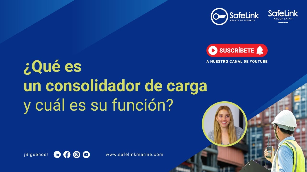 ¿Qué es un consolidador de carga y cuál es su función? - YouTube