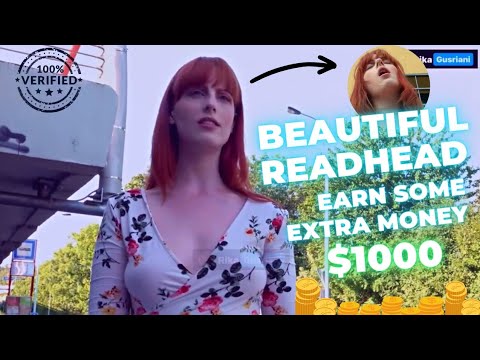 Fake agent, Beautiful readhead want's to earn some extra money #beautiful #money