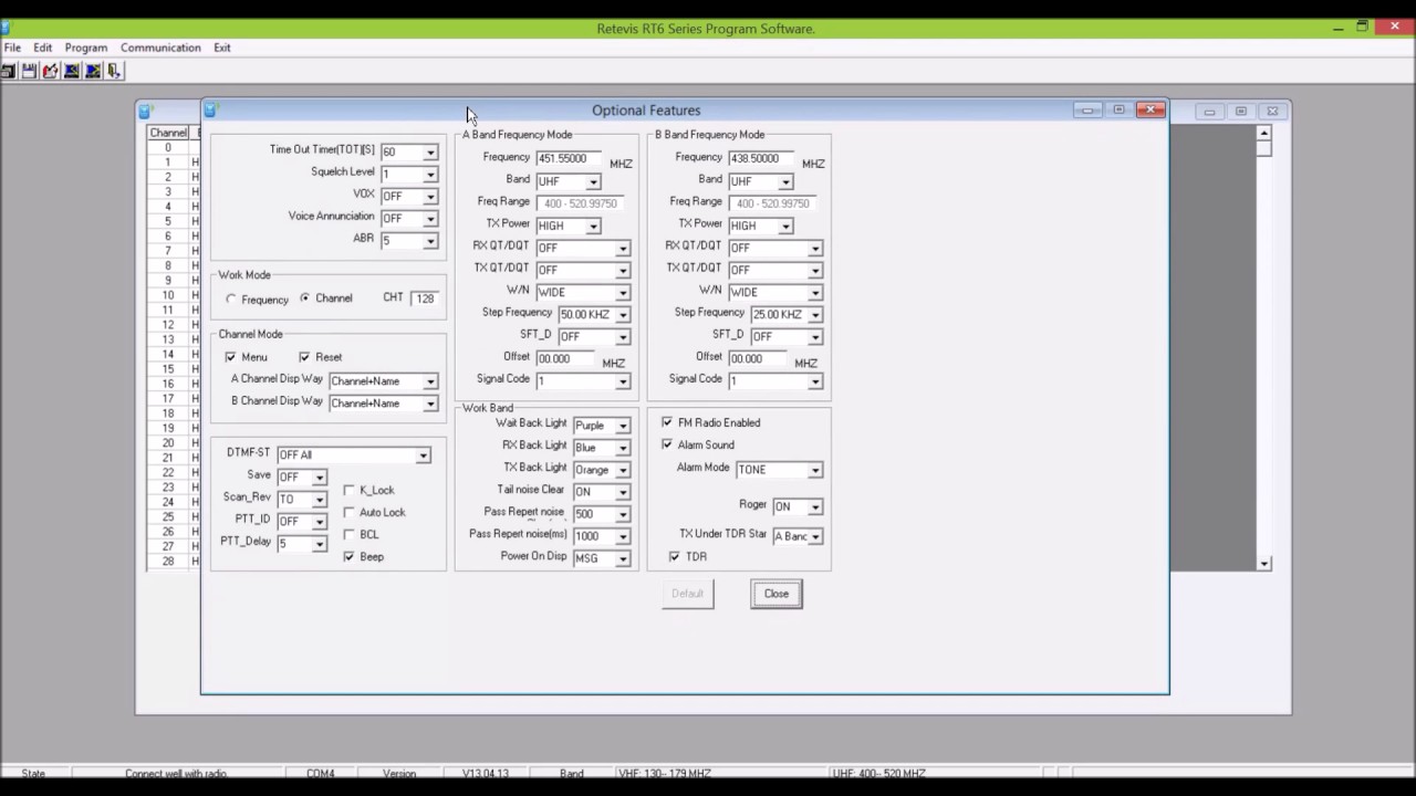 Retevis RT6 Programação por Software - YouTube