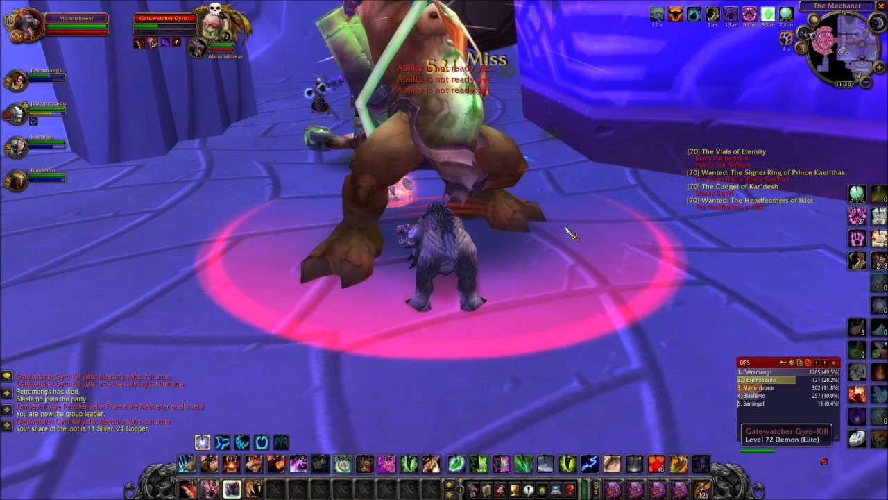 S**t F**k - The Mechanar Heroic (Feral POV) - YouTube