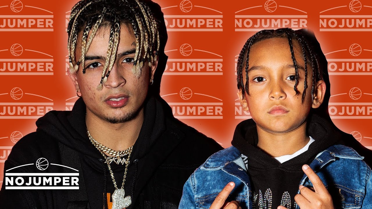 Skinnyfromthe9 pulls up with an 8 year old Rapper - YouTube