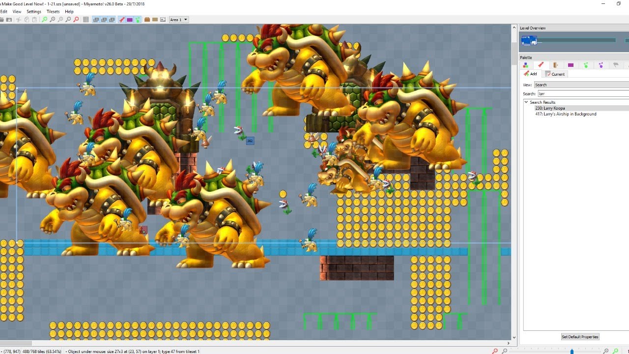 NSMBU and W: Doing dumb stuff with Miyamoto and Reggie Level editor ...
