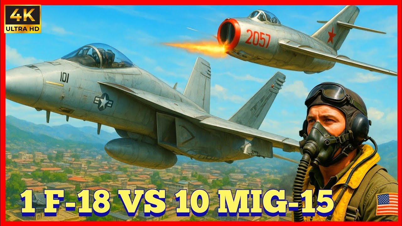 IL-2 1946, 1 F-18 VS 10 MIG-15, #warthunder #ww2 #ww2games - YouTube
