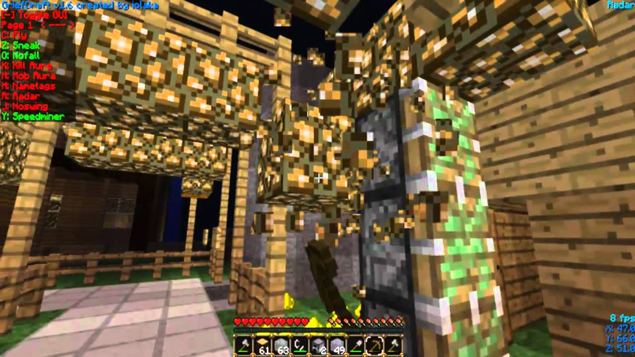 Minecraft greifing - Team Oblivion our first grief video Part 1 - YouTube