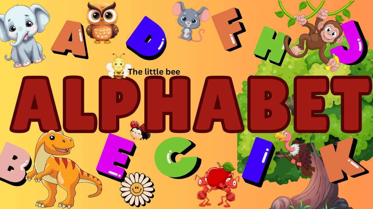 Kids Learning English Alphabet | Toddler learning with @TheLittleBeeUK ...