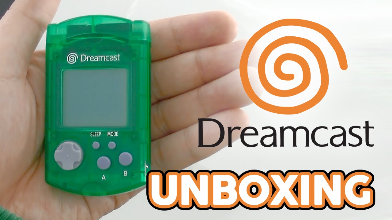 Dreamcast VMU Visual Memory Unit Unboxing (Transparent Green) - YouTube