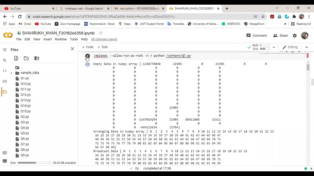 Python Colab Mpi4py Youtube
