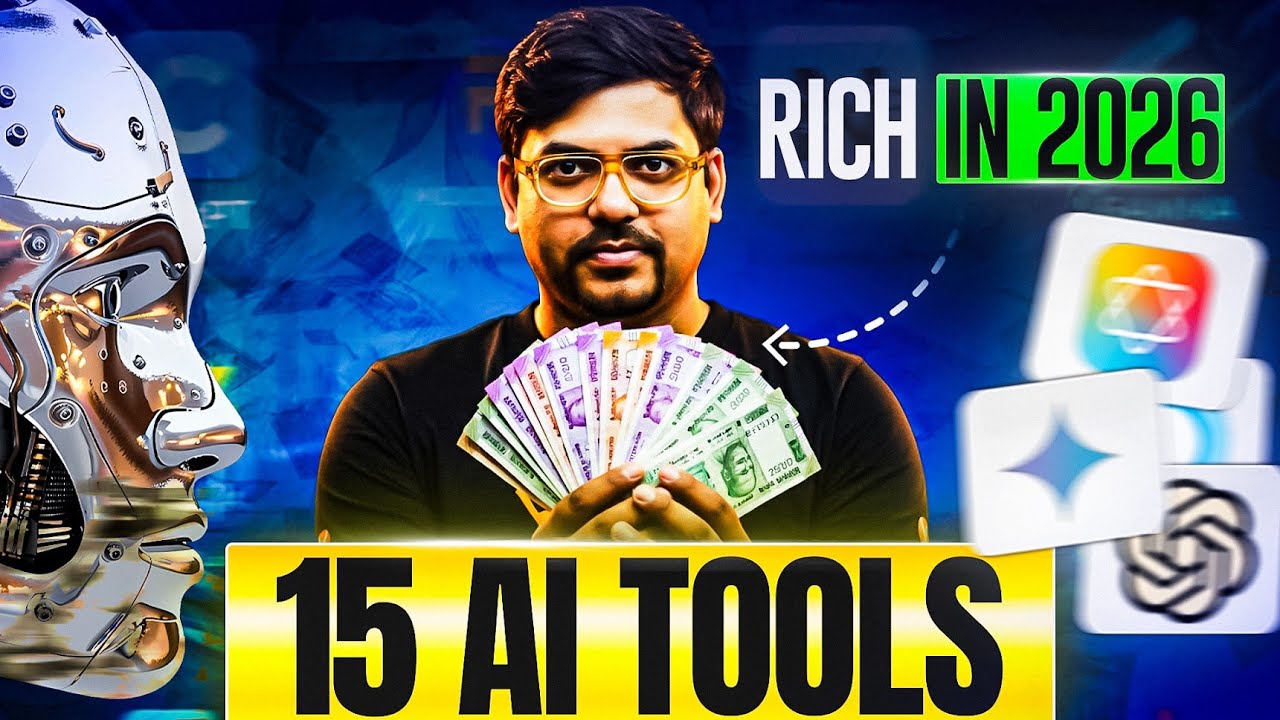15 AI Skills You MUST Have to Become Rich in 2026 | Harsh Sir - YouTube