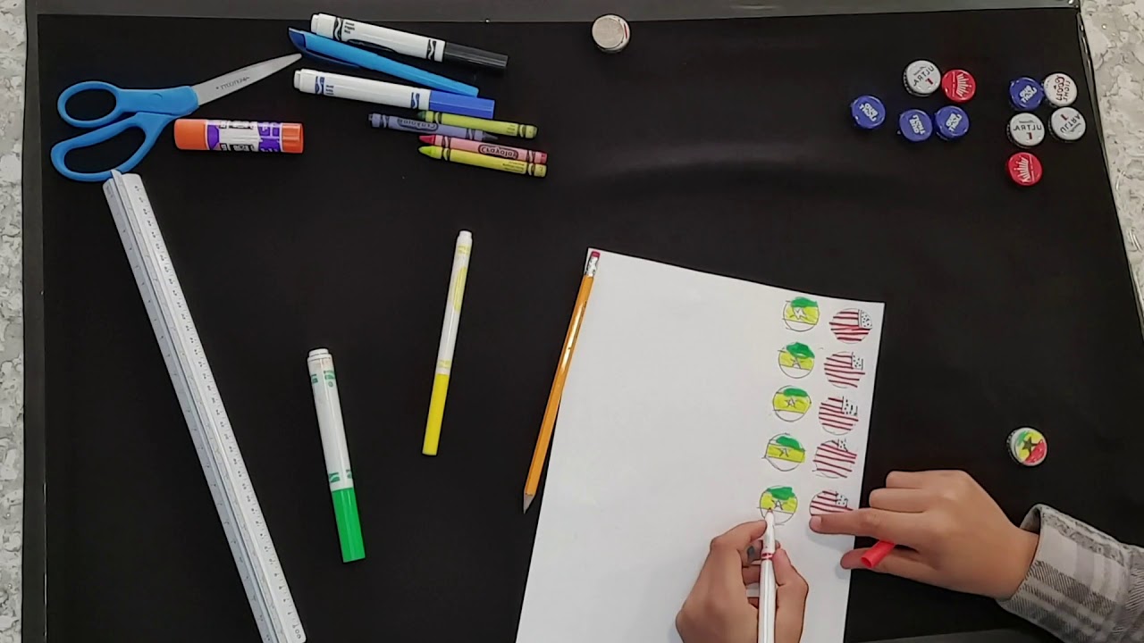 Finger Soccer Game (Part 2 of 3) - BOTTLE CAP, SOCCER PLAYERS - YouTube