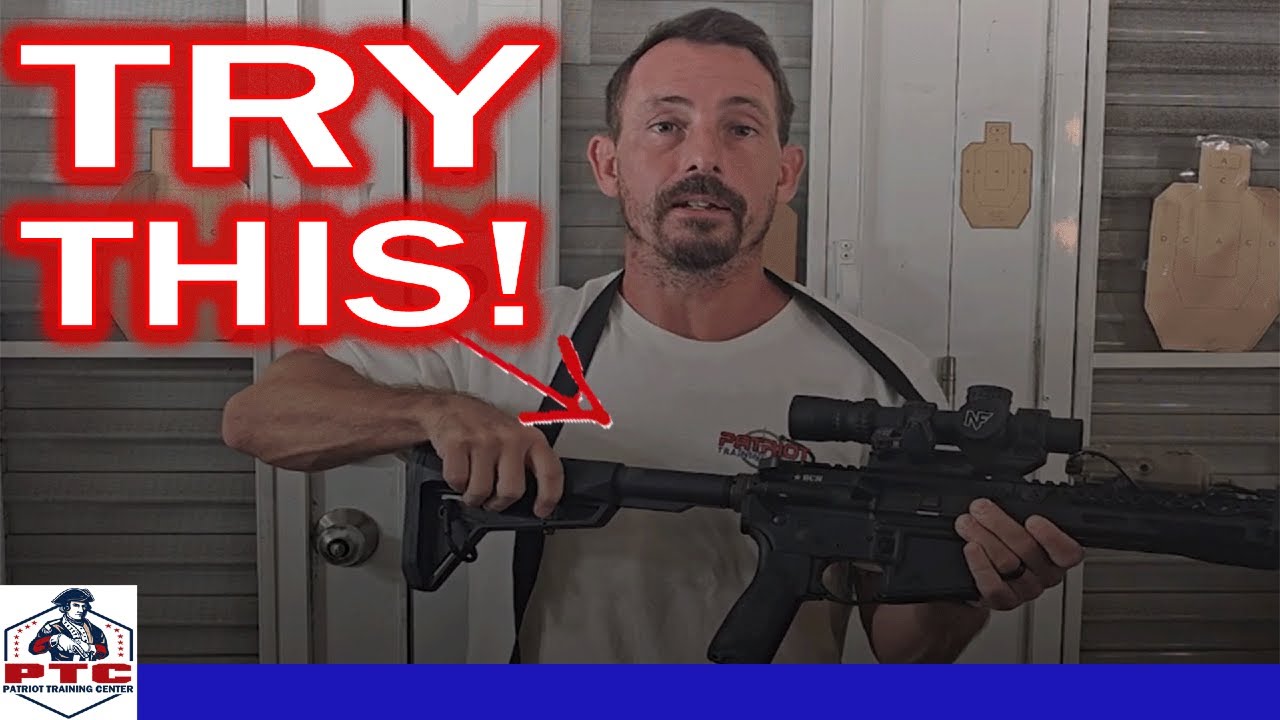 STOP using your AR-15 stock wrong - YouTube