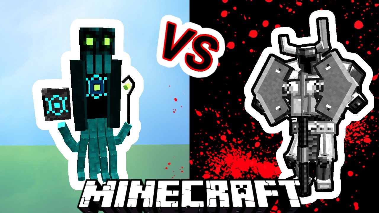 Ferrous Wroughtnaut Vs. J'zahar, Gatekeeper Of The Abyss in Minecraft ...