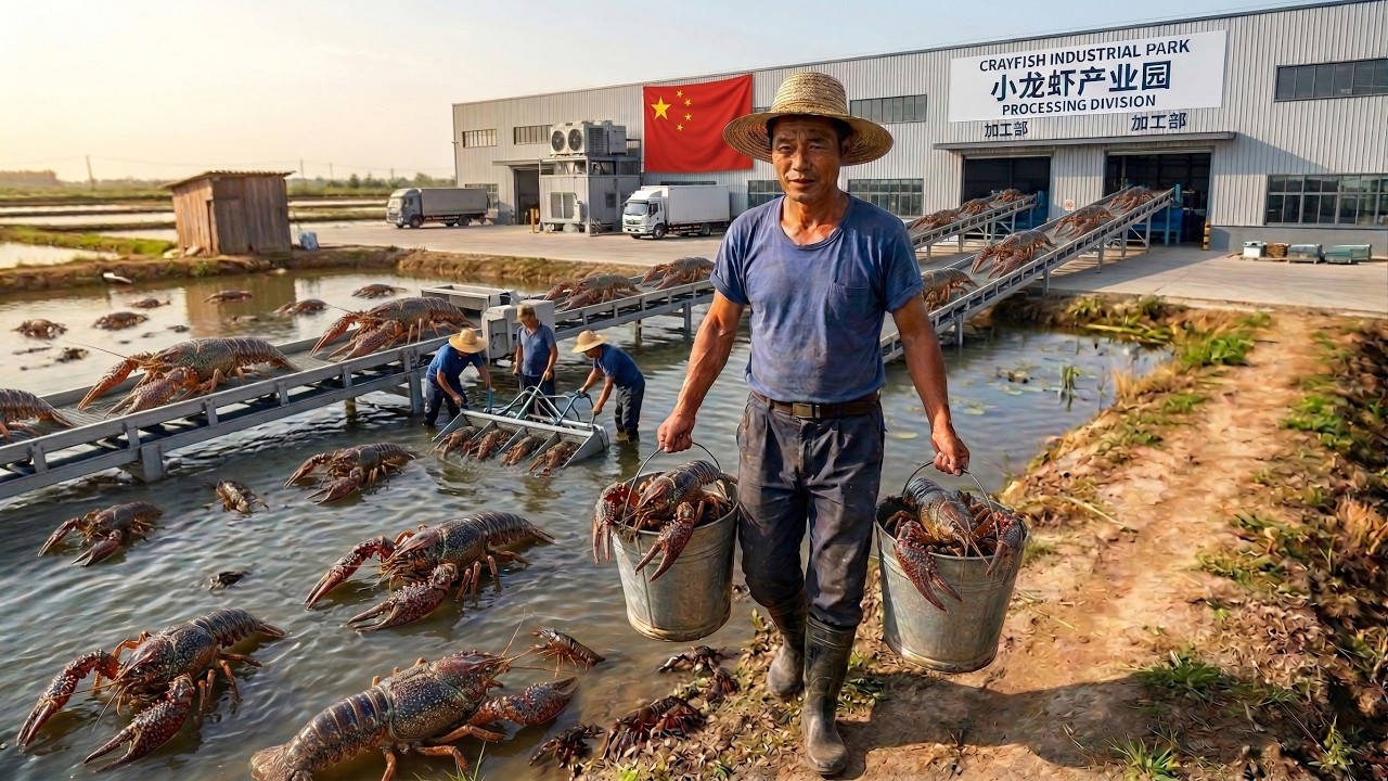 How Crayfish Farming Became Big Business in China - YouTube