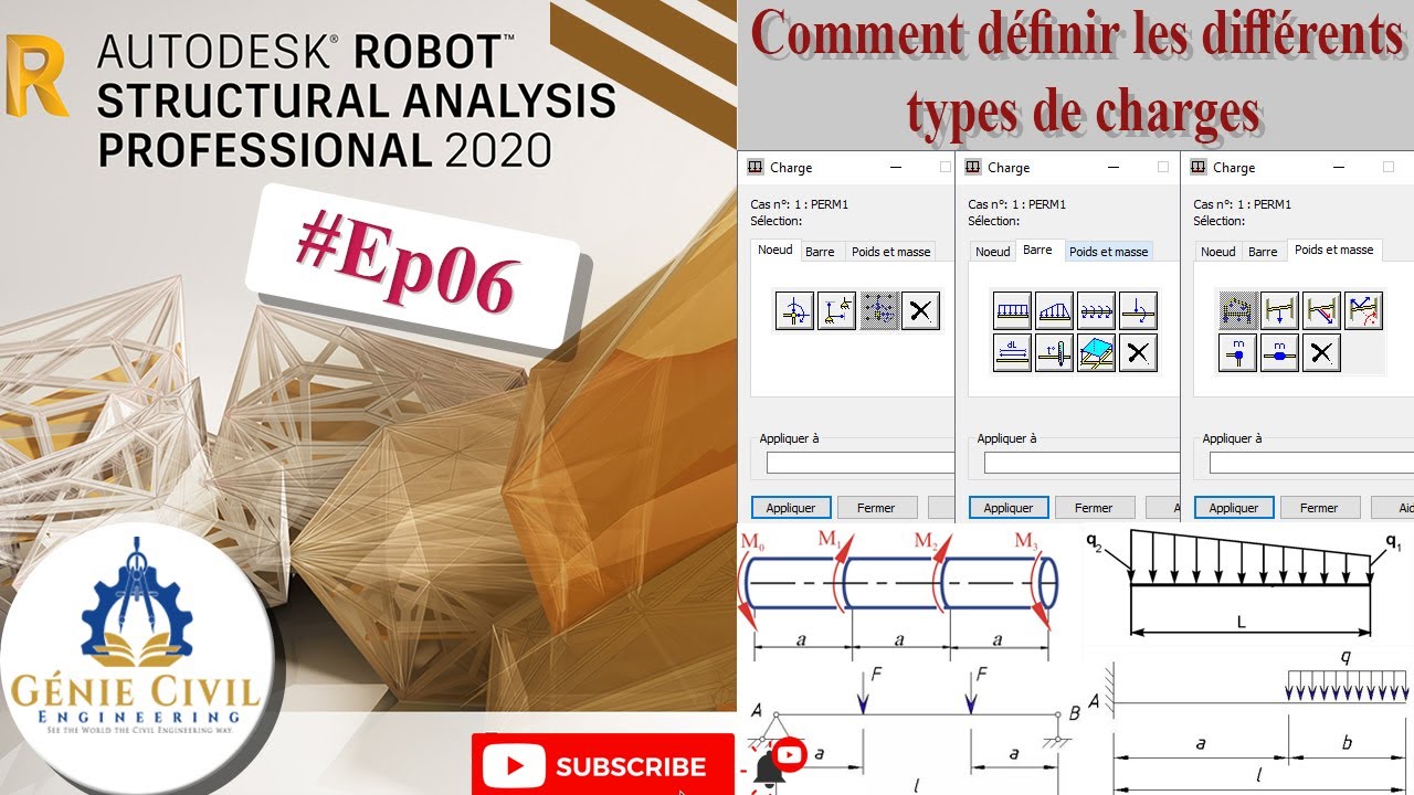 Autodesk Robot Structural Analysis 2020 | Ep06-Comment créer les ...