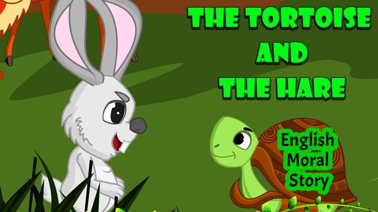 The Hare and The Tortoise Story | Bedtime Story by Kids Hut | English ...