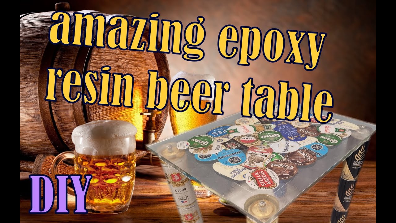 OMG amazing beer table made of epoxy resin and DIY beer cans / RESIN ...