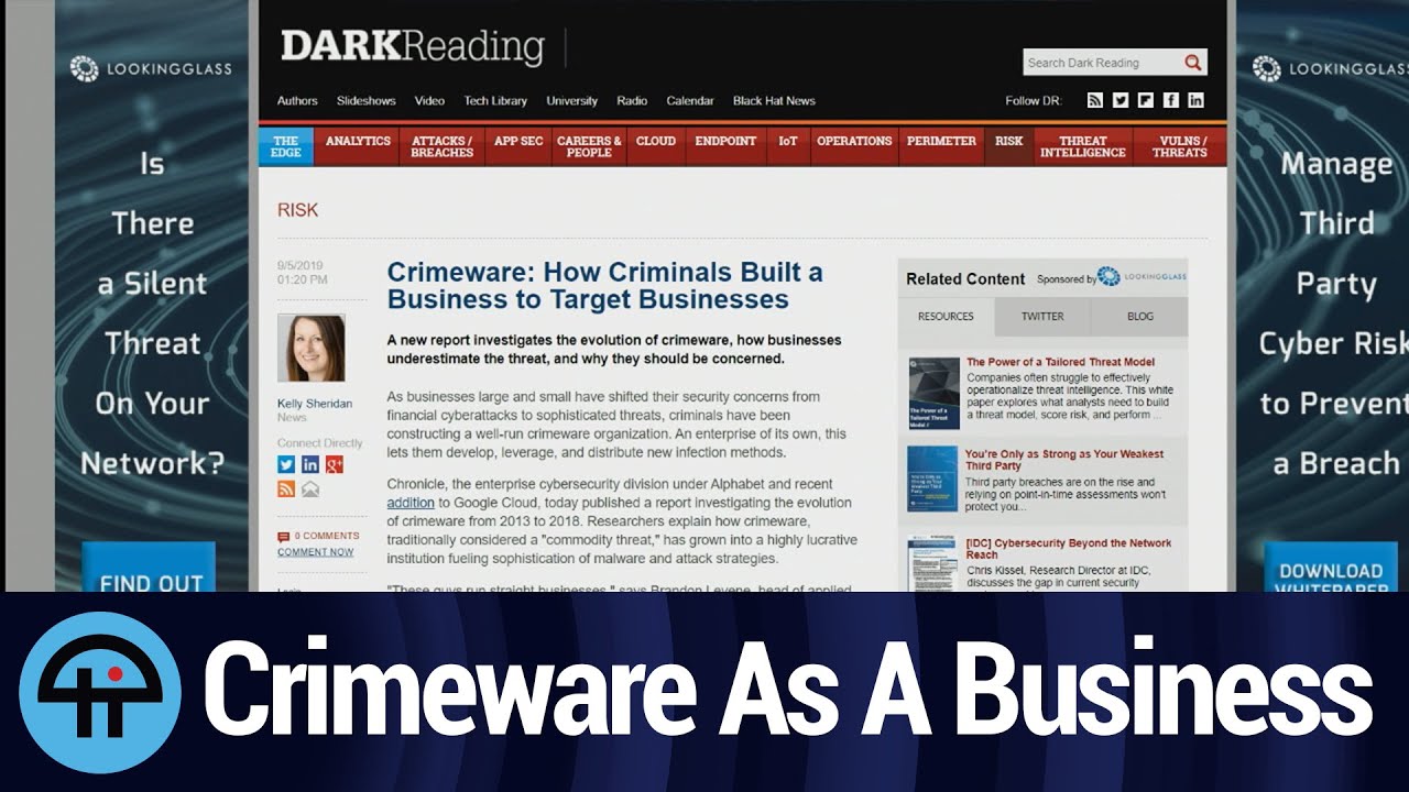 Crimeware As A Business Model - YouTube