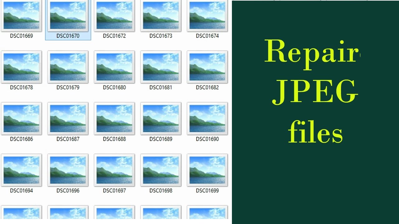 Repair CORRUPT/BROKEN Image Files: Easy Steps to Restore Corrupt Photos ...