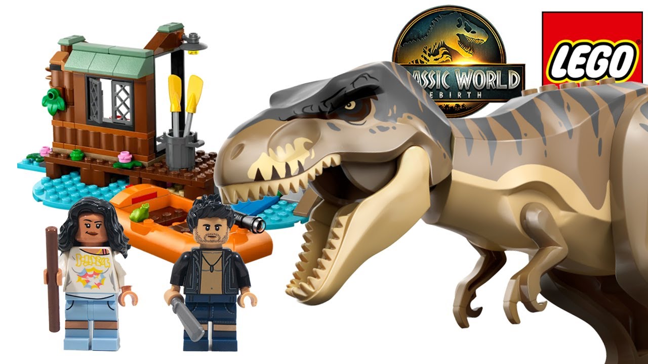 LEGO Jurassic World T. rex River Escape REVIEW | LEGO Set 76975 | # ...