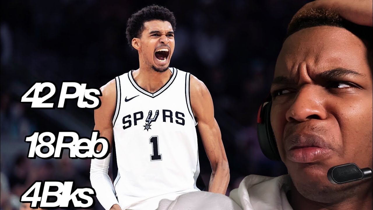 Victor Steals Christmas!!! Victor Wembanyama Goes Crazy In His First ...