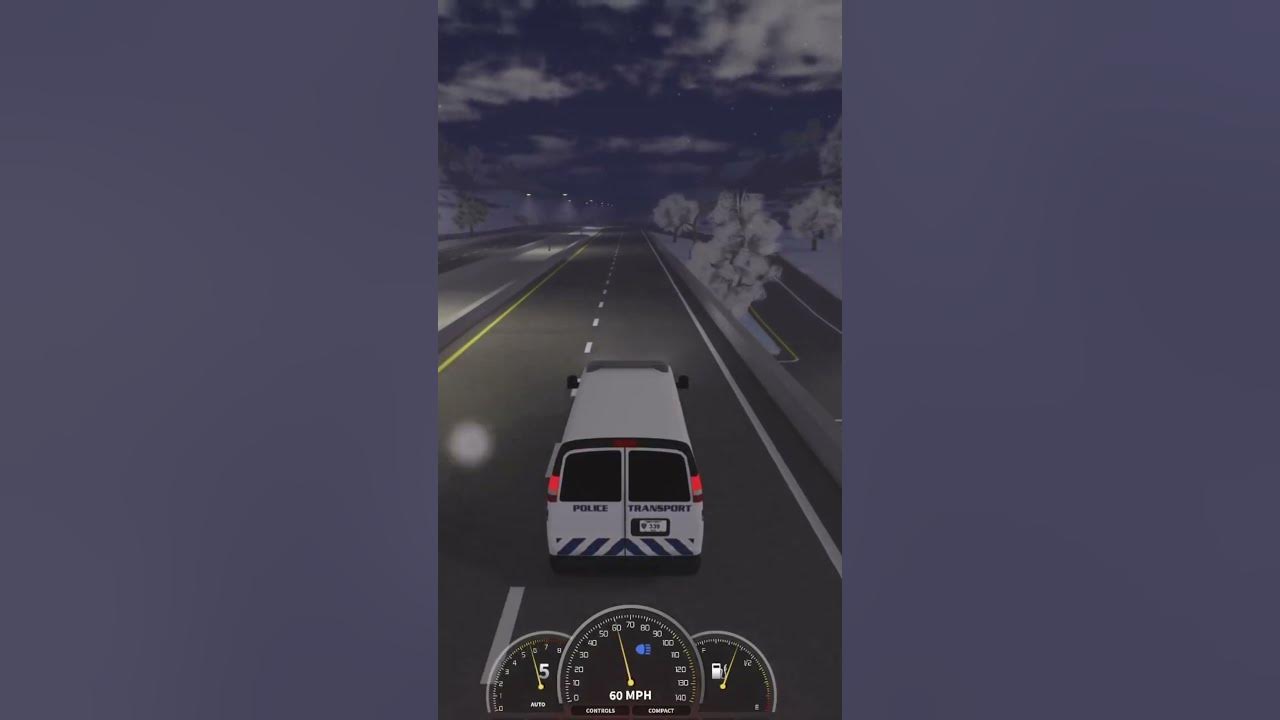 POLICE CHEVLON COMMUTER VAN TOP SPEED RUN!? *ROBLOX ER:LC* #shorts #roblox - YouTube