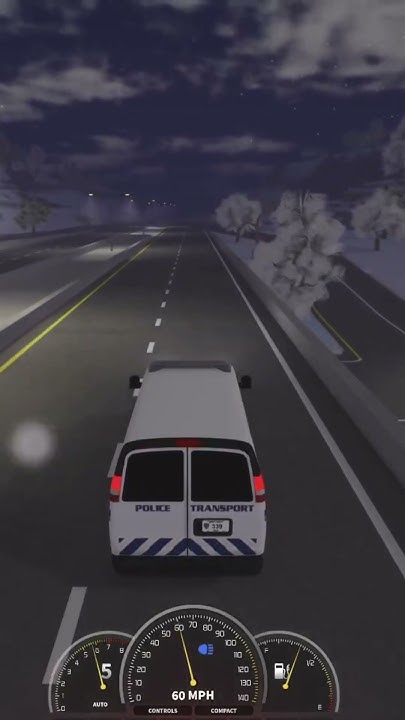 POLICE CHEVLON COMMUTER VAN TOP SPEED RUN!? *ROBLOX ER:LC* #shorts #roblox - YouTube