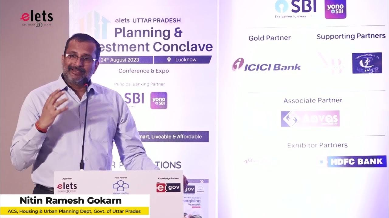 Nitin Ramesh Gokarn, ACS, Housing & Urban Planning Dept, Govt. of Uttar Pradesh - YouTube