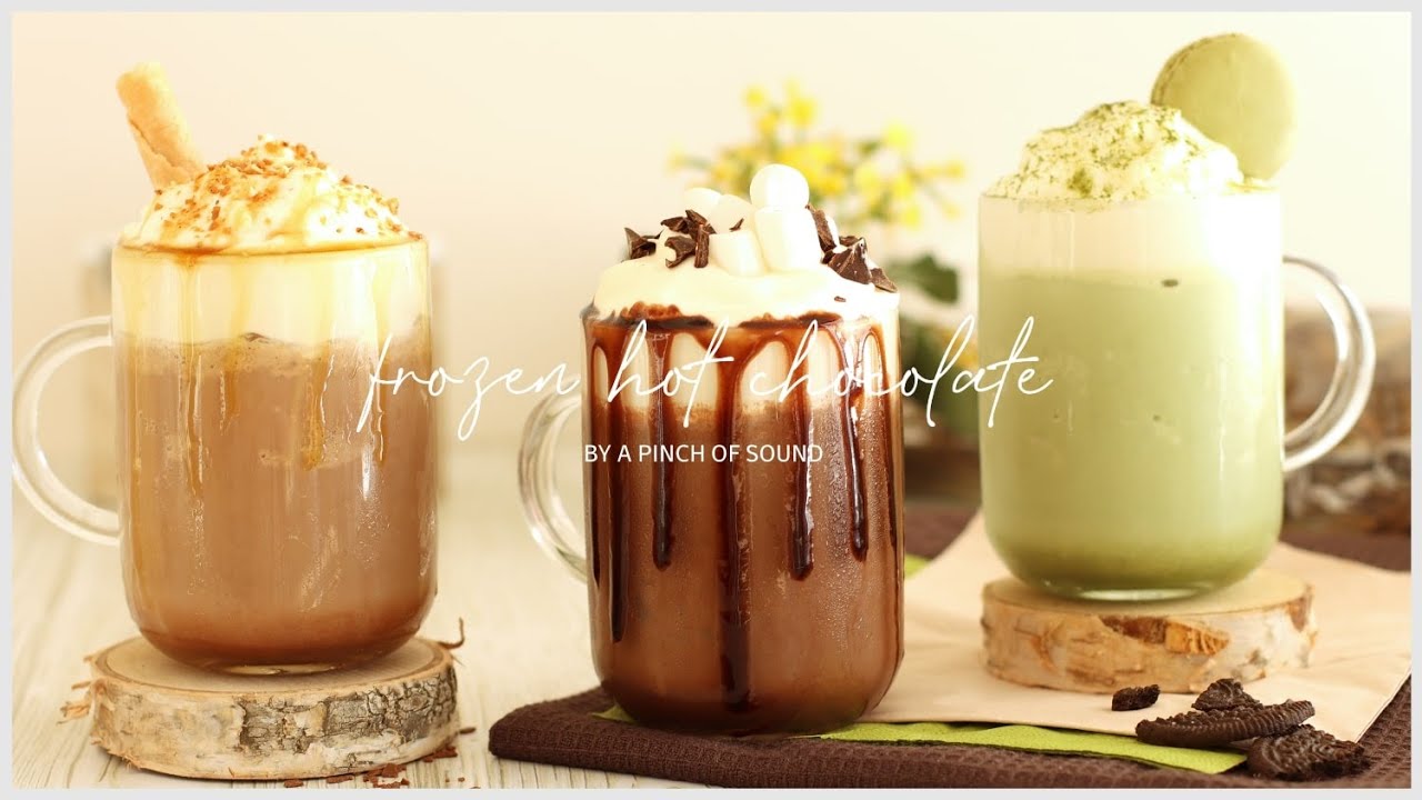 Coffee Shop Easy Frozen Hot Chocolate | Relaxing Home Cooking - YouTube