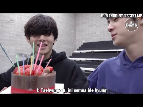 [INDO SUB] [BANGTAN BOMB] V’s Surprise Birthday Party - BTS (방탄소년단)