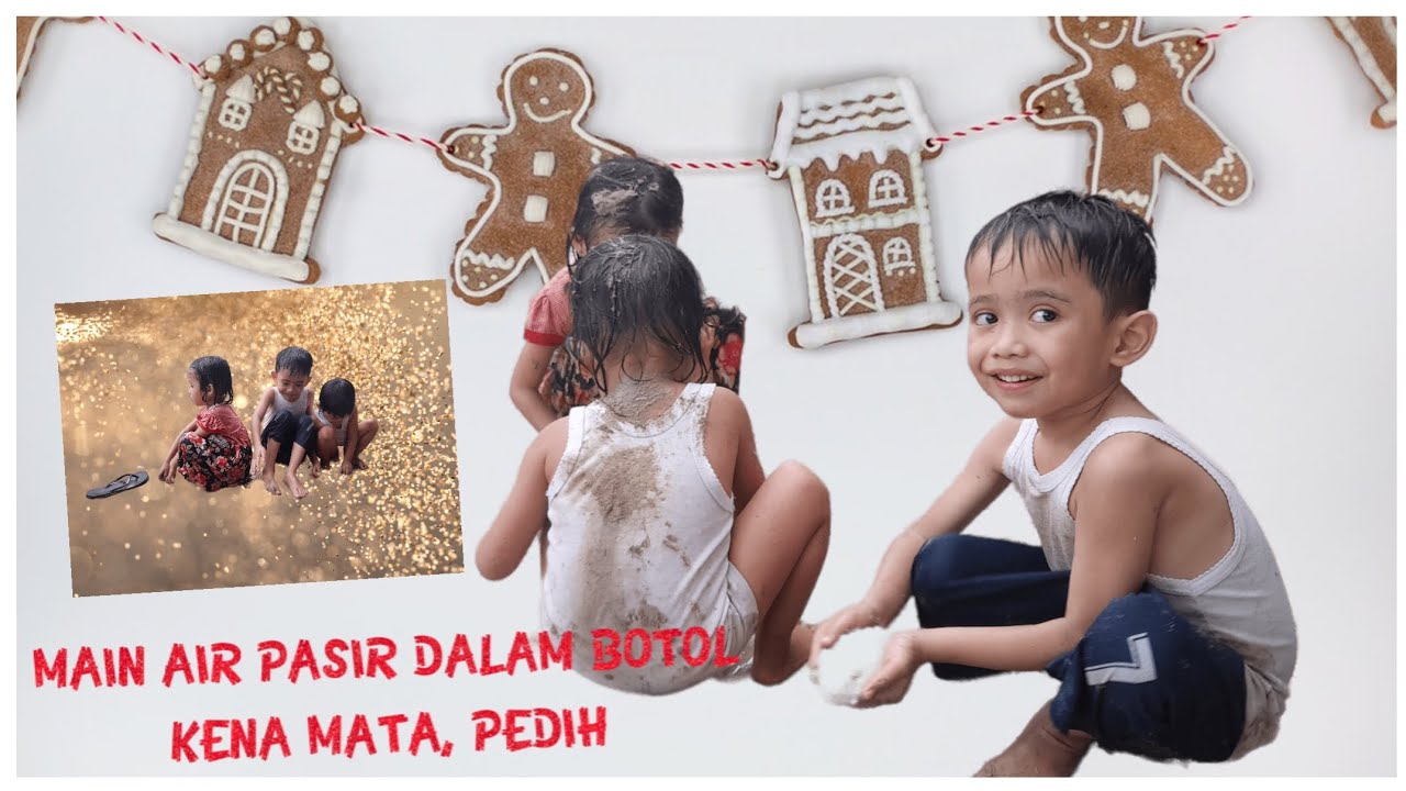 HUJAN DERAS, LANGSUNG LARI KE HALAMAN MAIN AIR BECEK PAKAI BOTOL DAN ...