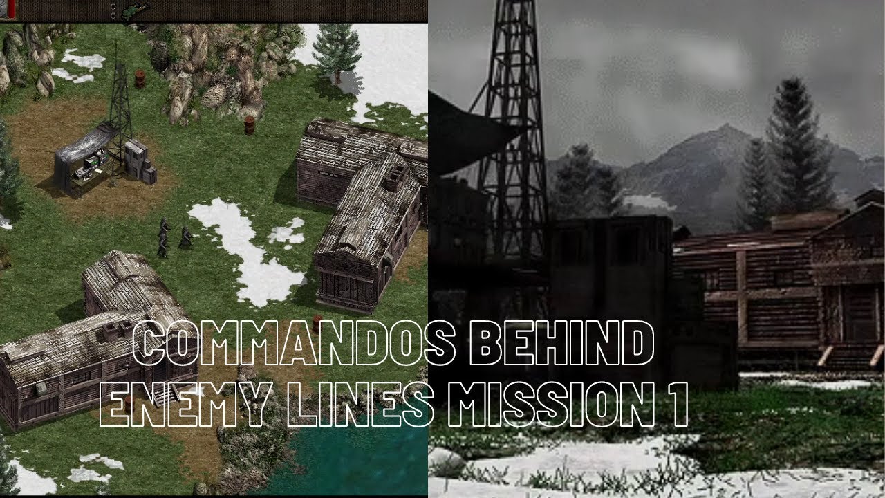 Commandos Behind Enemy Lines mission1 - YouTube
