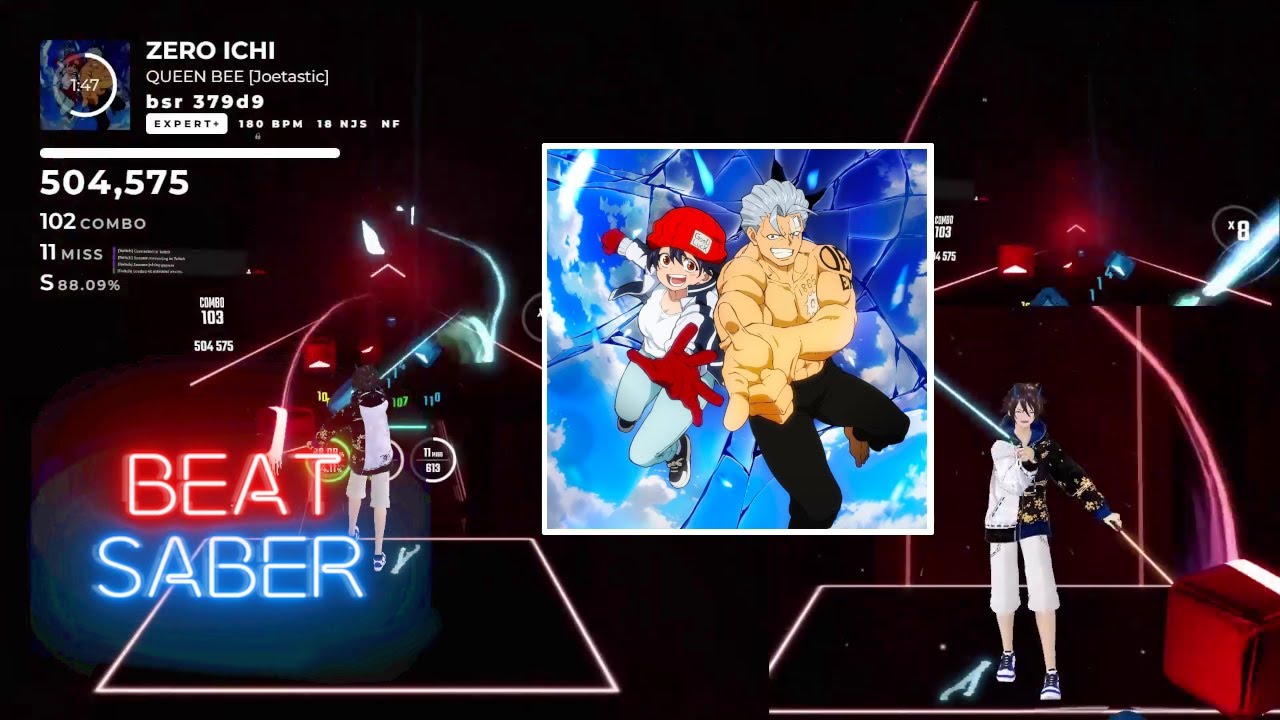 【BeatSaber】01(ZERO ICHI) - 女王蜂 - YouTube