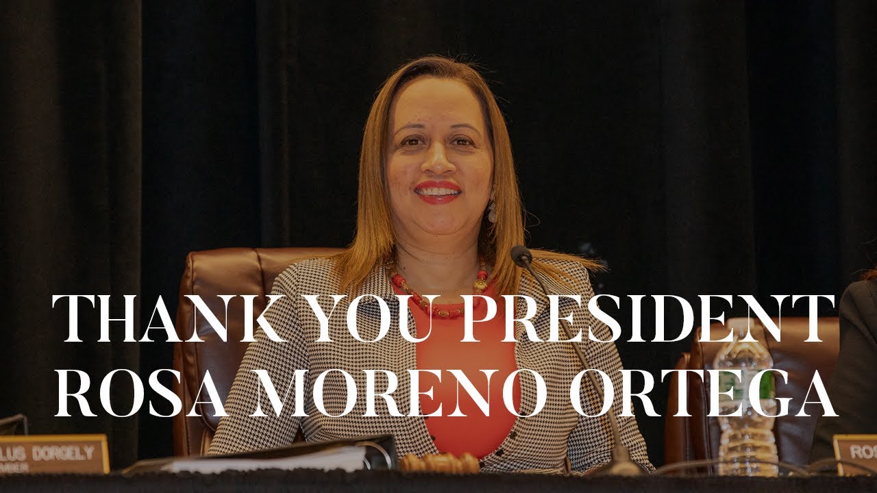 Thank you President Rosa Moreno Ortega - YouTube