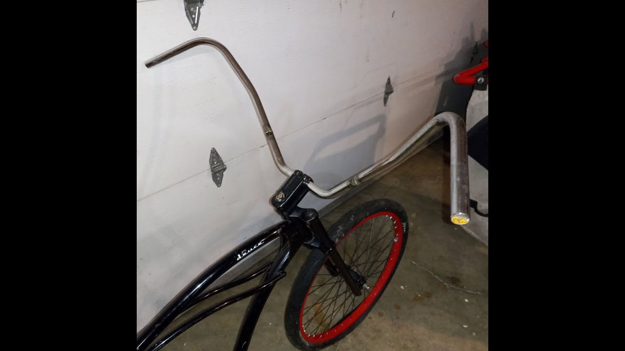 Rat Rod Bicycle Custom Handlebars - YouTube