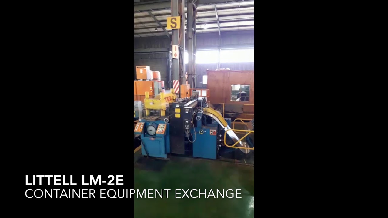 Littell LM 2E scroll sheeting line - YouTube