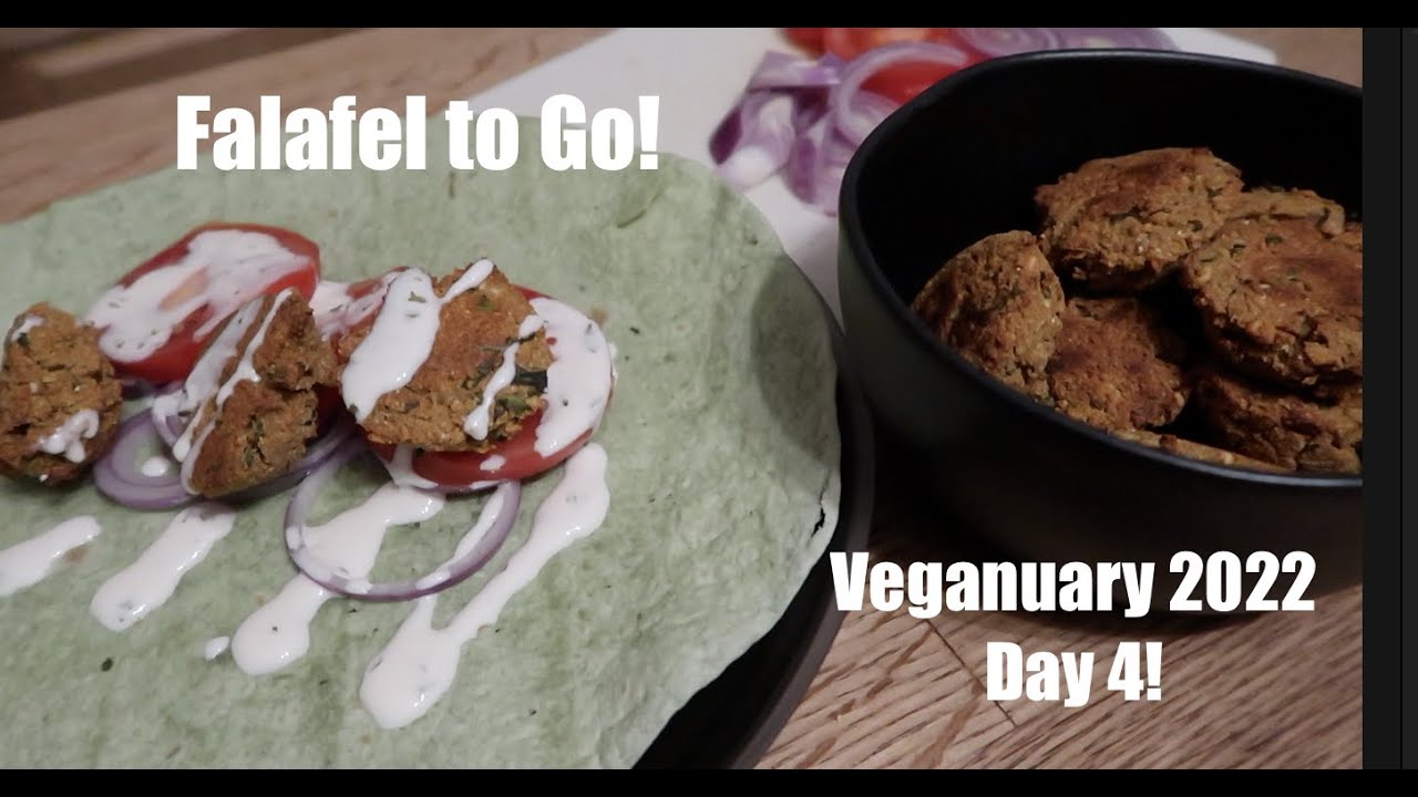 Falafel to Go! - Veganuary 2022 - Day 4! - YouTube
