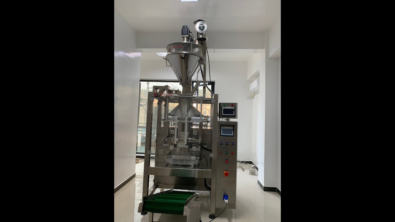Automatic pounch pack machine - YouTube