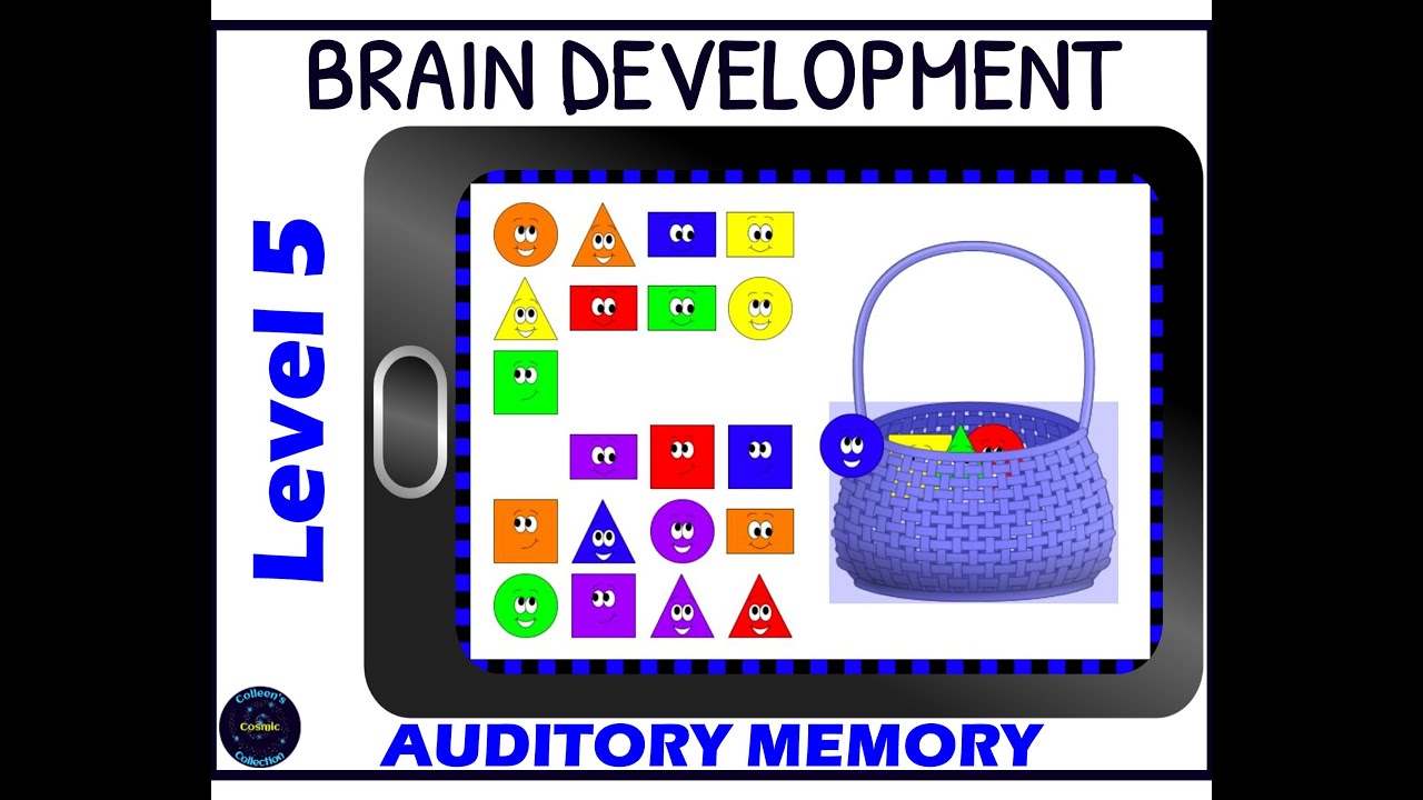 Auditory Memory Brain Development Activity Level 5 Boom™ Cards Preview ...