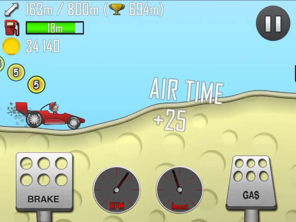 291 Meters in Hill Climb #Hill Climb - YouTube