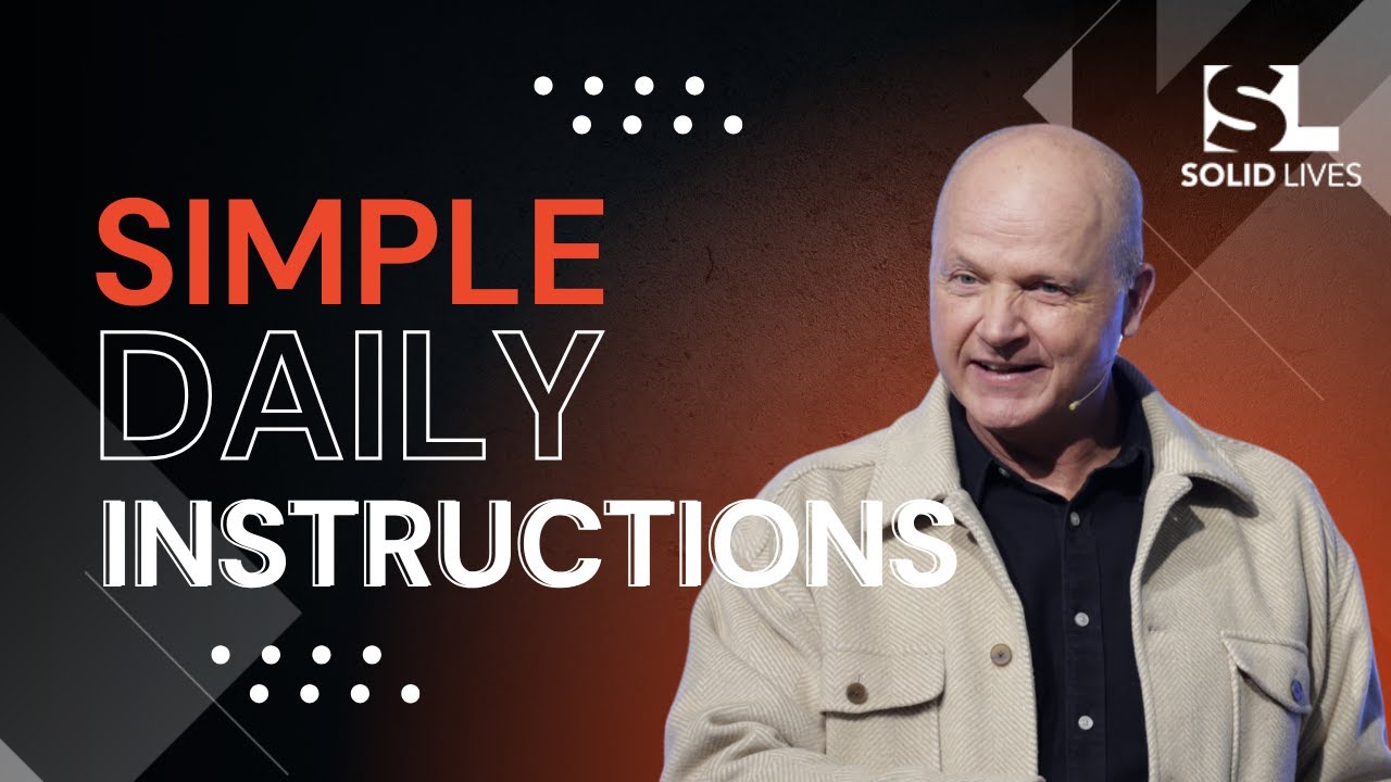 Simple Daily Instructions | Jerry Dirmann - YouTube