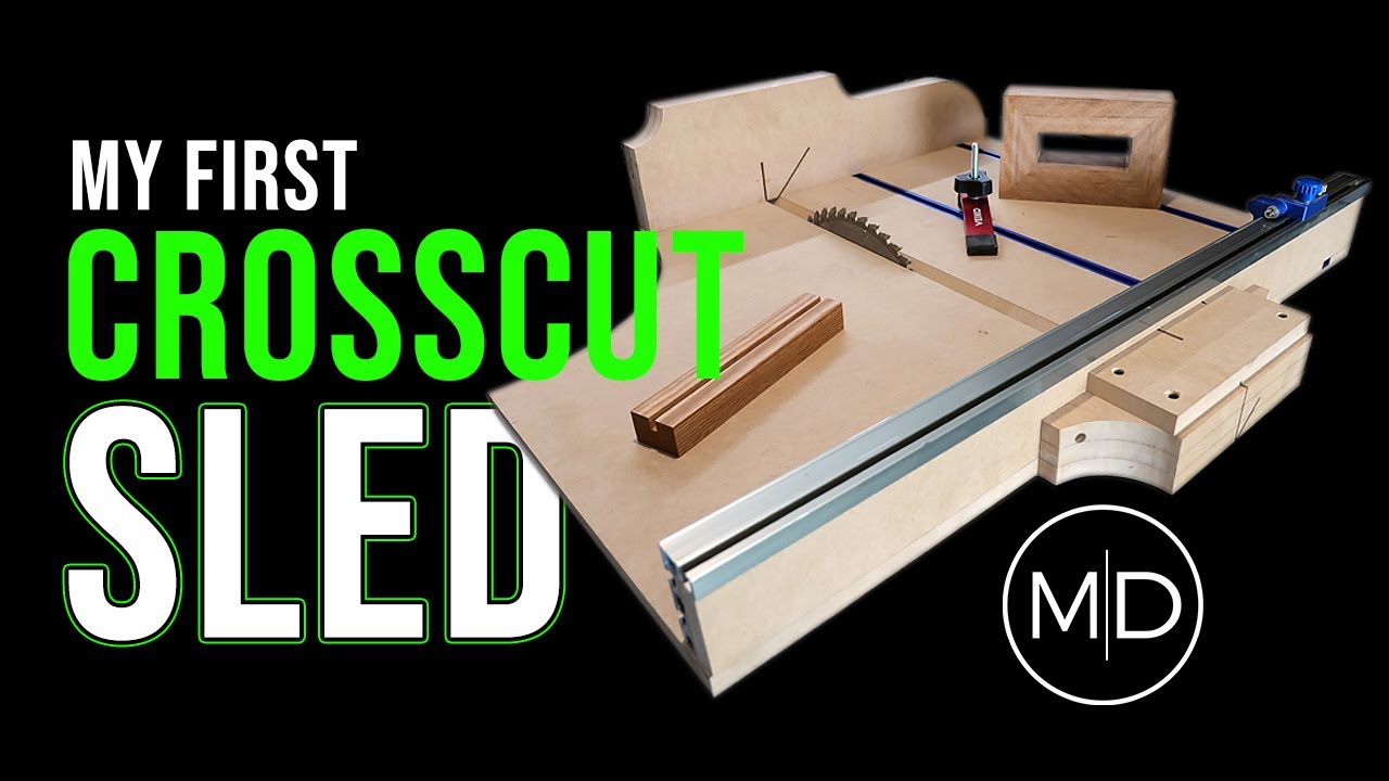 Make a Cross Cut Sled - for Woodworking - YouTube