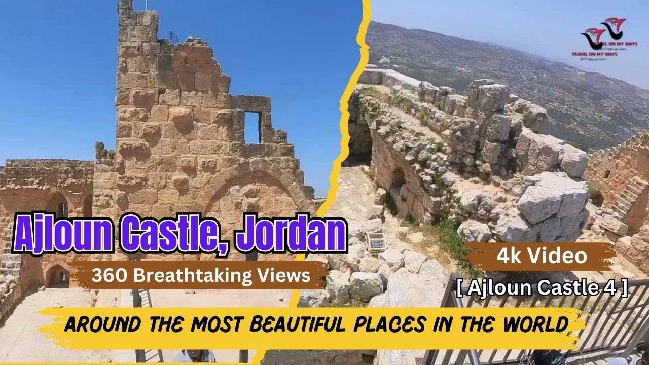 Ajloun Castle, Jordan 360 Breathtaking Views [ Ajloun Castle 4 ] - YouTube
